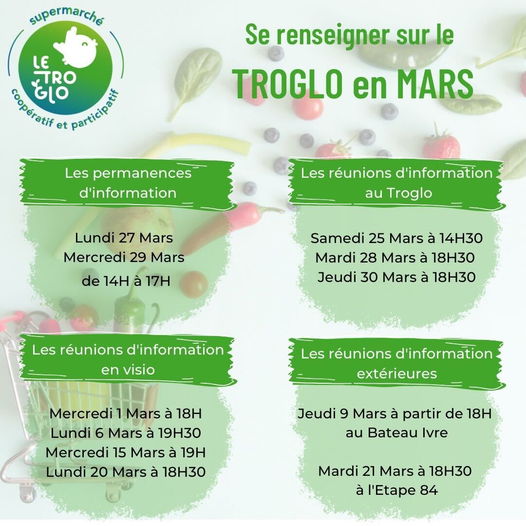 Le Troglo en Mars - Supermarche Coopératif Le Troglo